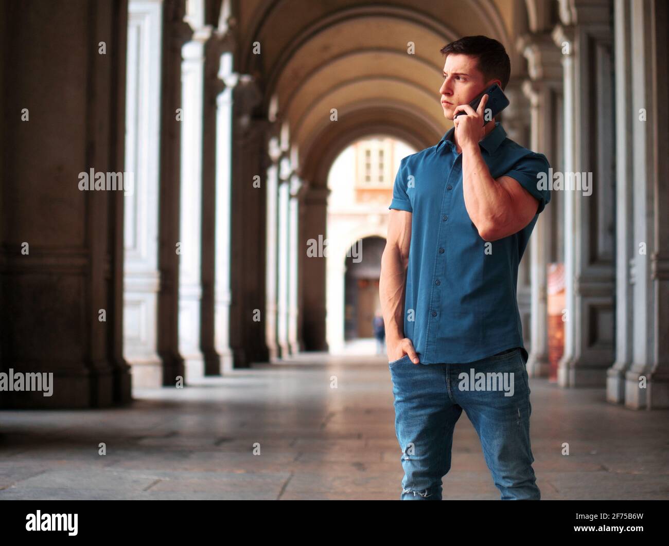 Hunky handsome man hi-res stock photography and images - Alamy