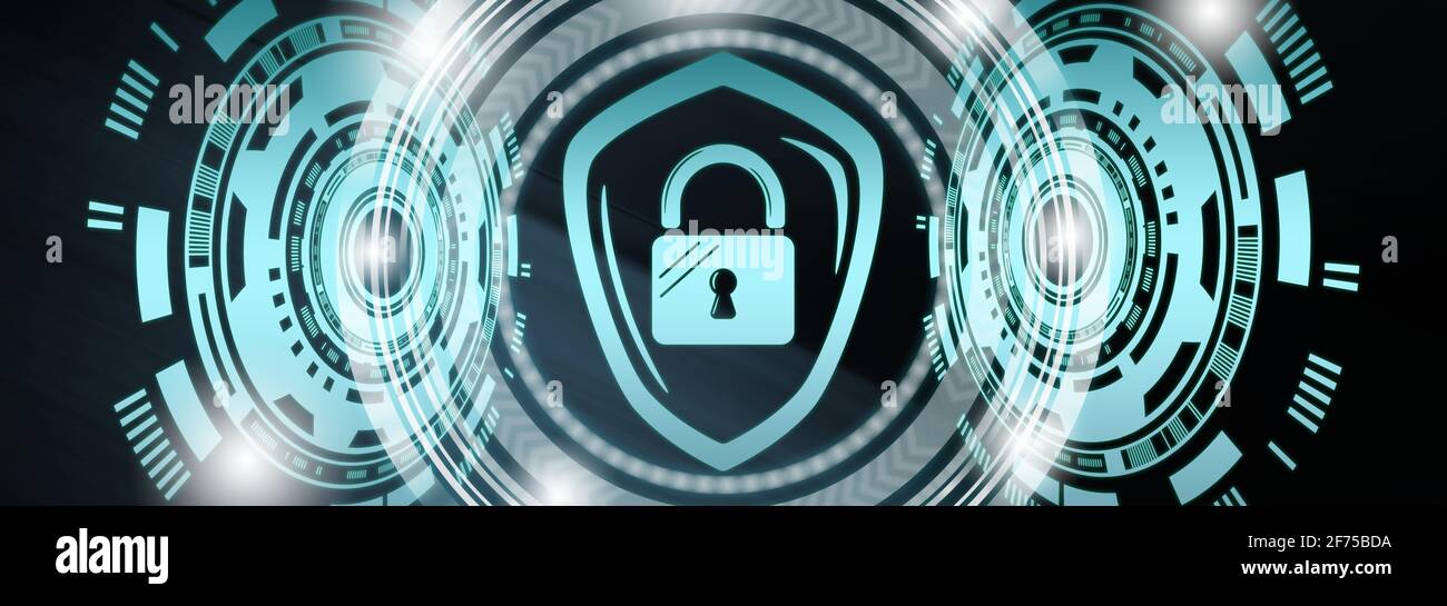 Illustration of a data security concept Stock Photo - Alamy