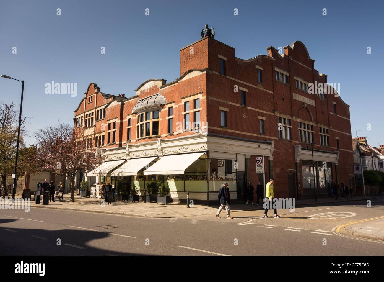 The exterior of the Olympic Studios, Church Road, Barnes, London, SW13 ...
