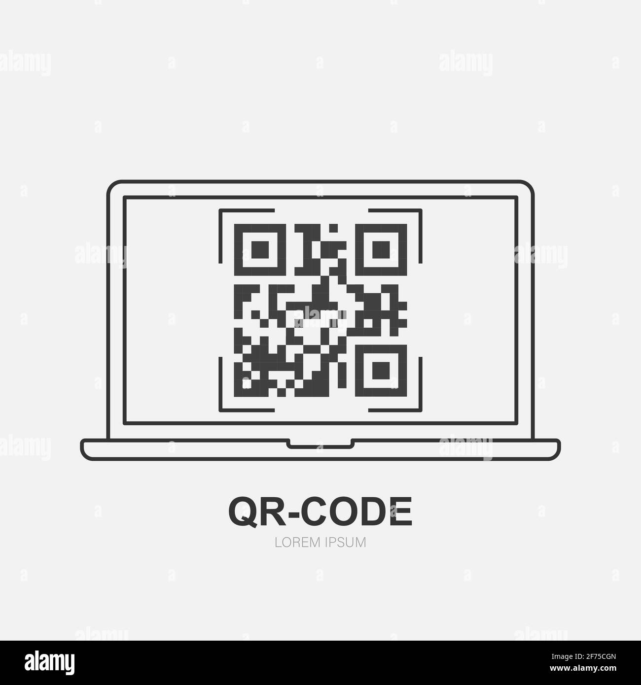Qr code shopping logo hi-res stock photography and images - Alamy