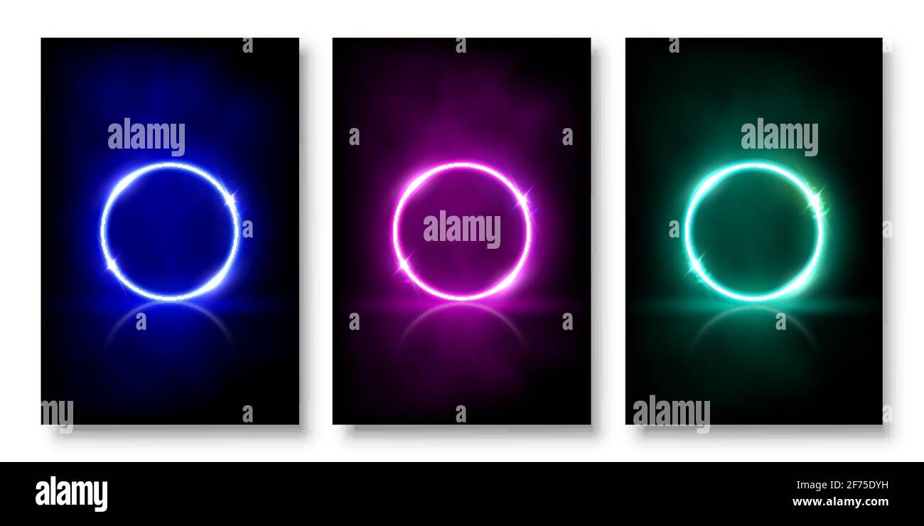 Green energy in fog Stock Vector Images - Alamy