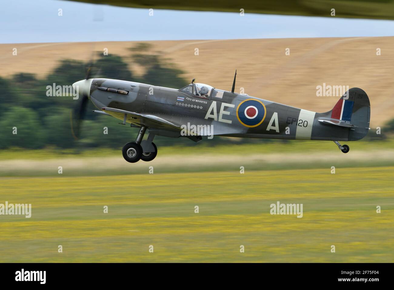 Flying legends, Duxford Stock Photo - Alamy