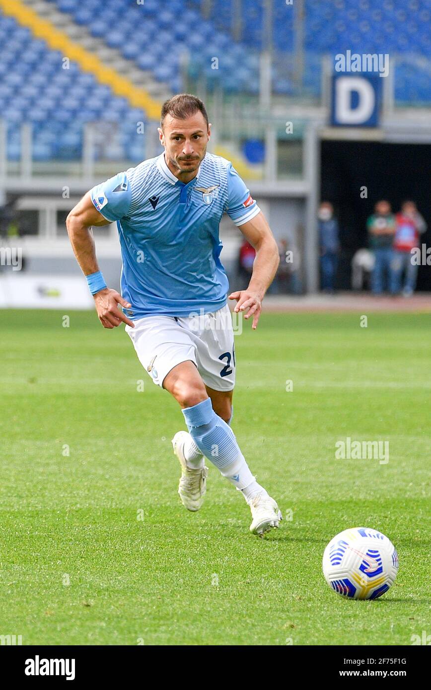 Rome, Italy. 03rd Apr, 2021. Stefan Radu of S.S. Lazio in action during ...