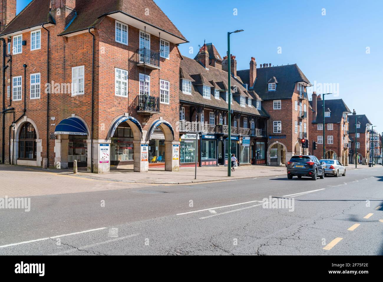 LONDON, UK - MARCH 30, 2021: Temple Fortune in the London Borough of ...