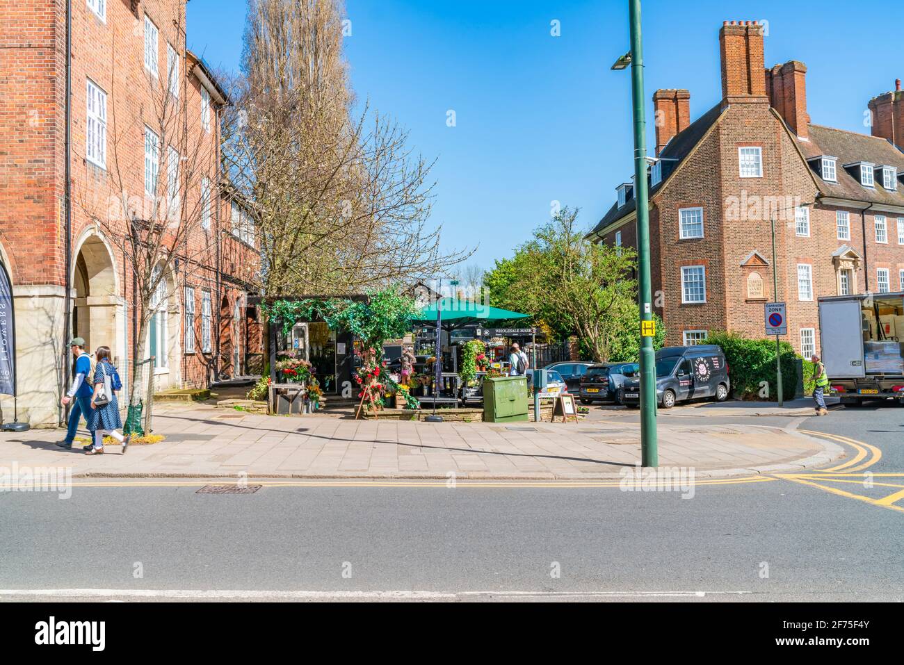LONDON, UK - MARCH 30, 2021: Temple Fortune in the London Borough of ...