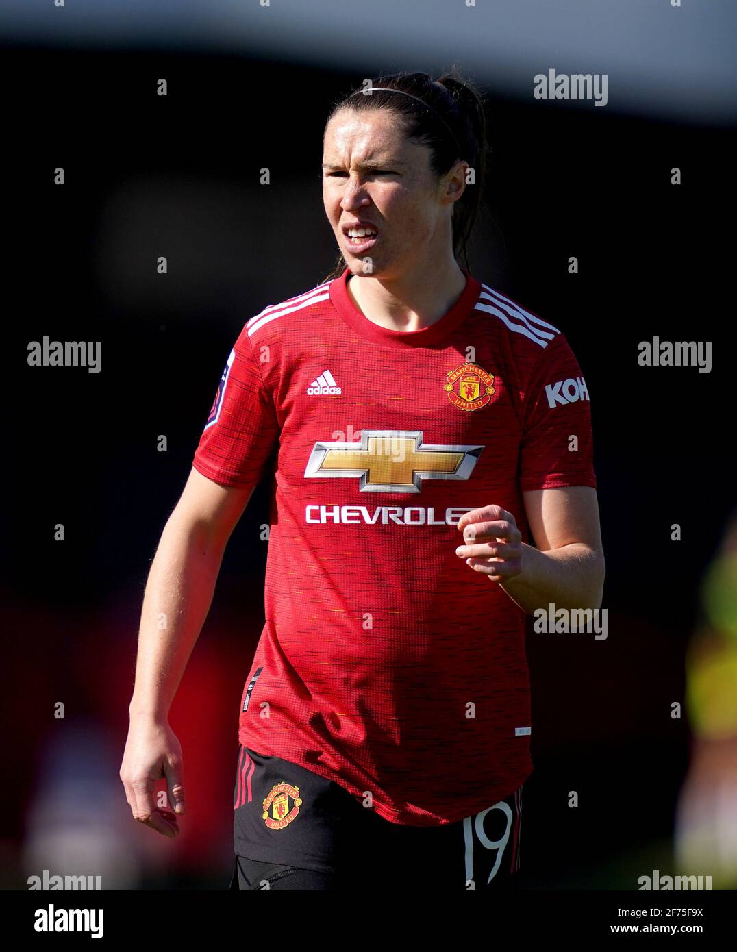 Manchester United's Jane Ross during the FA Women's Super League match ...