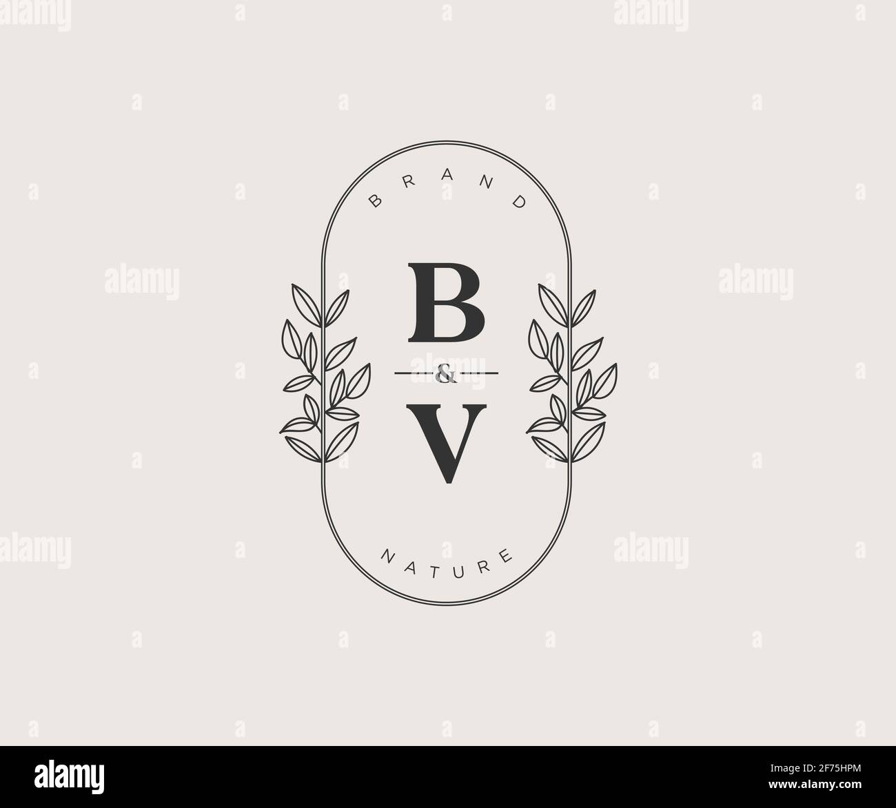 Bv letters Stock Vector Images - Alamy