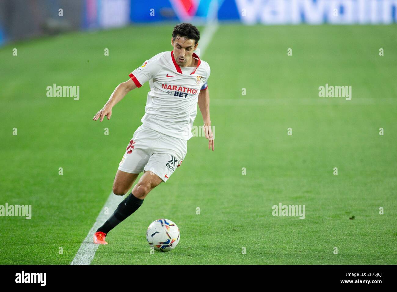 Jesus Navas of Sevilla during the Spanish championship La Liga football ...