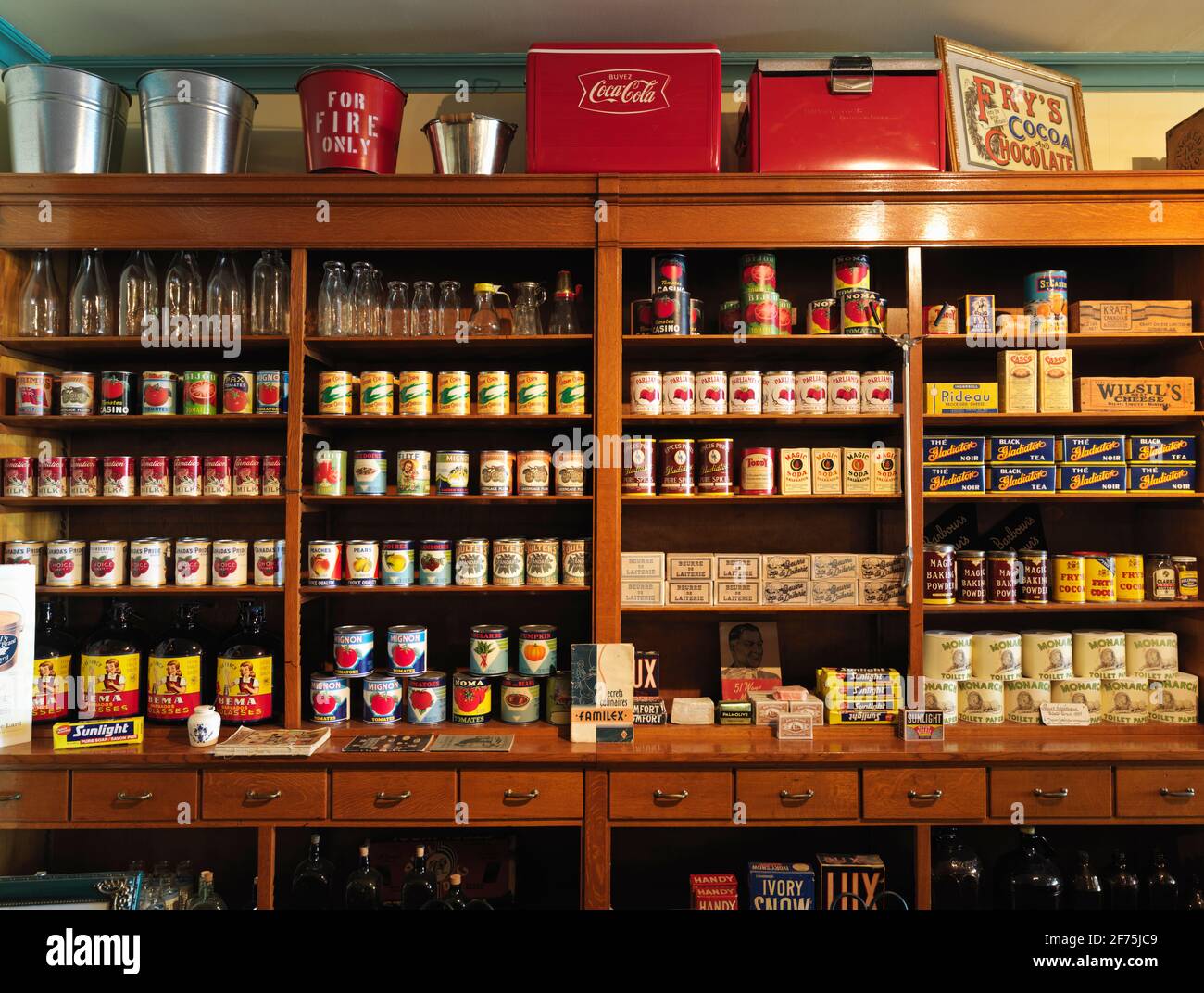 Canada,Quebec,Anse-A-Beaufils, Magasin General, an authentic family run ...