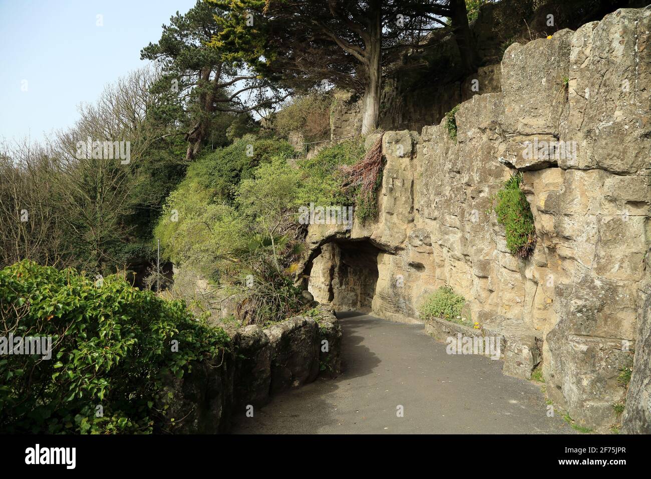 Lower Lees Coastal path, Folkestone, Kent, England, United Kingdom ...