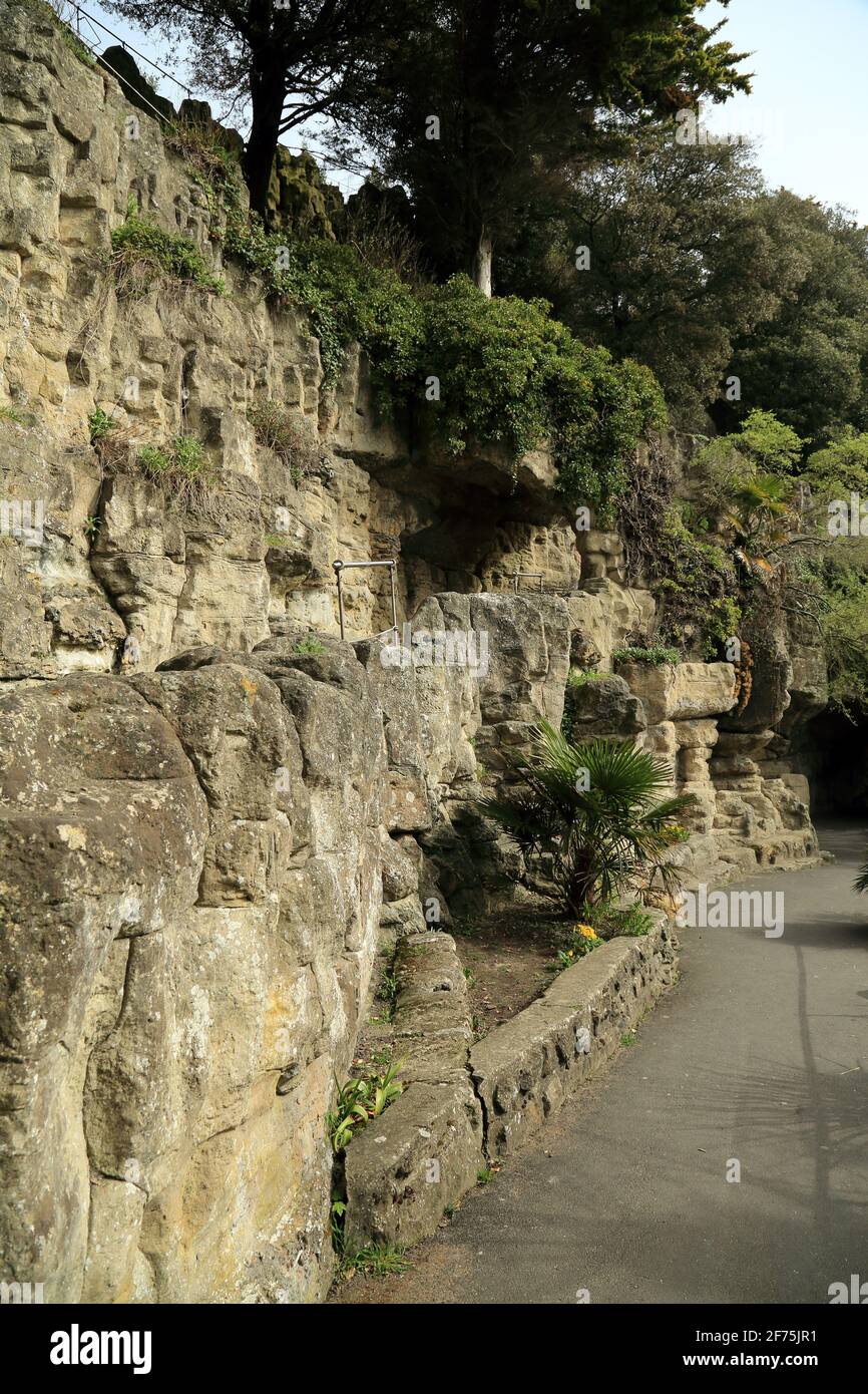 Lower Lees Coastal path, Folkestone, Kent, England, United Kingdom ...