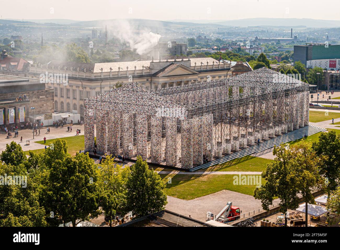 The Parthenon of Books in Kassel. In the course of the documenta, the ...