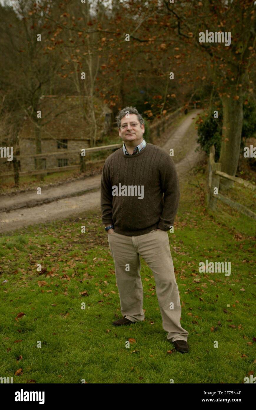 Dominic Lawson at home in east sussexpic David Sandison 13/1/2006 Stock ...