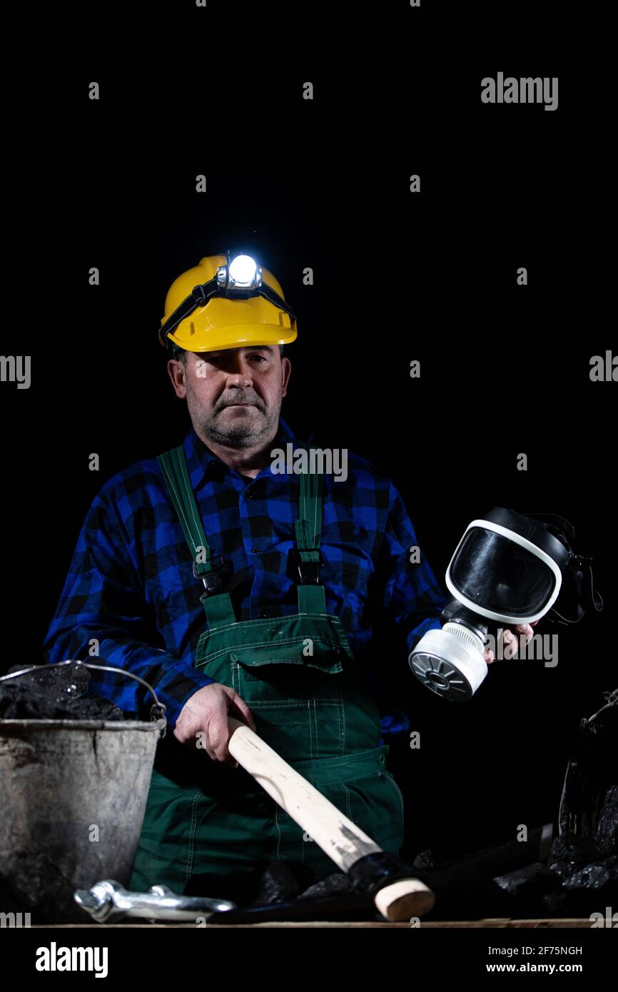 Worker With Pickaxe High Resolution Stock Photography and Images - Alamy