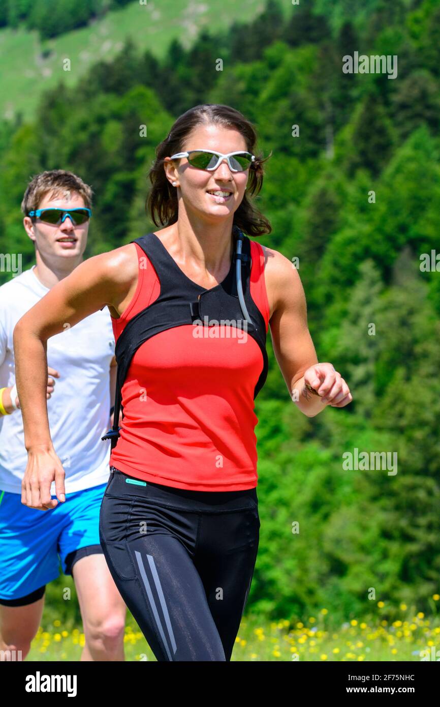 Running session training hi-res stock photography and images - Alamy