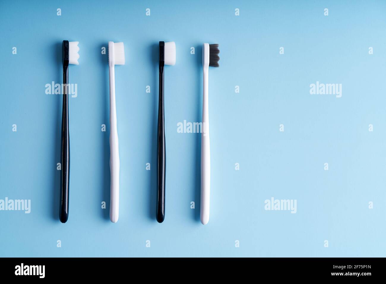 Trendy soft-bristled toothbrushes. Popular toothbrushes. Hygiene trends ...