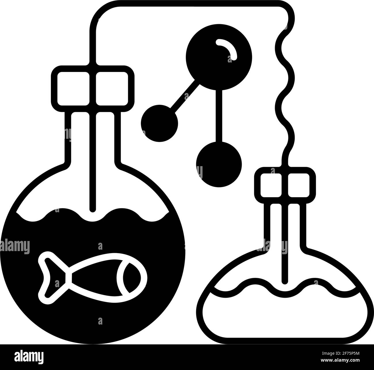 Marine chemistry black linear icon Stock Vector Image & Art - Alamy