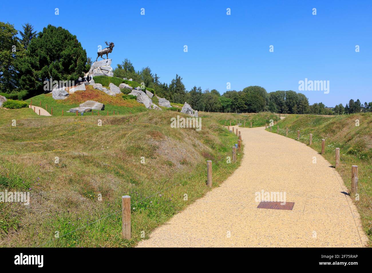 The World War I Beaumont-Hamel Newfoundland Memorial in Beaumont-Hamel ...