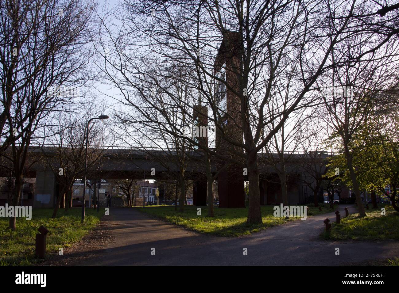 The Chiswick flyover, a short elevated section of the M4 motorway in ...