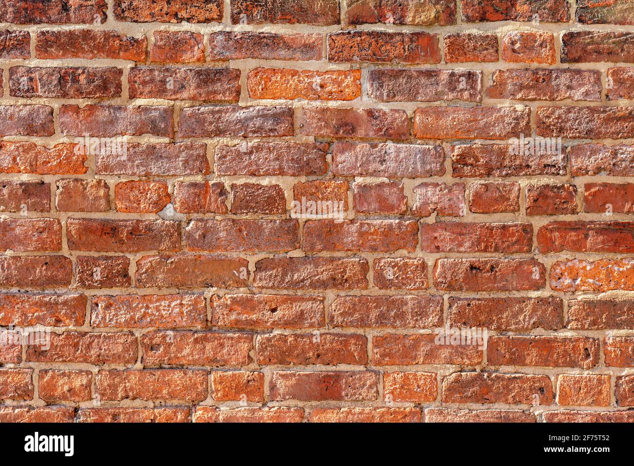 Brick wall background variety of bricks brick wall showing signs of ...