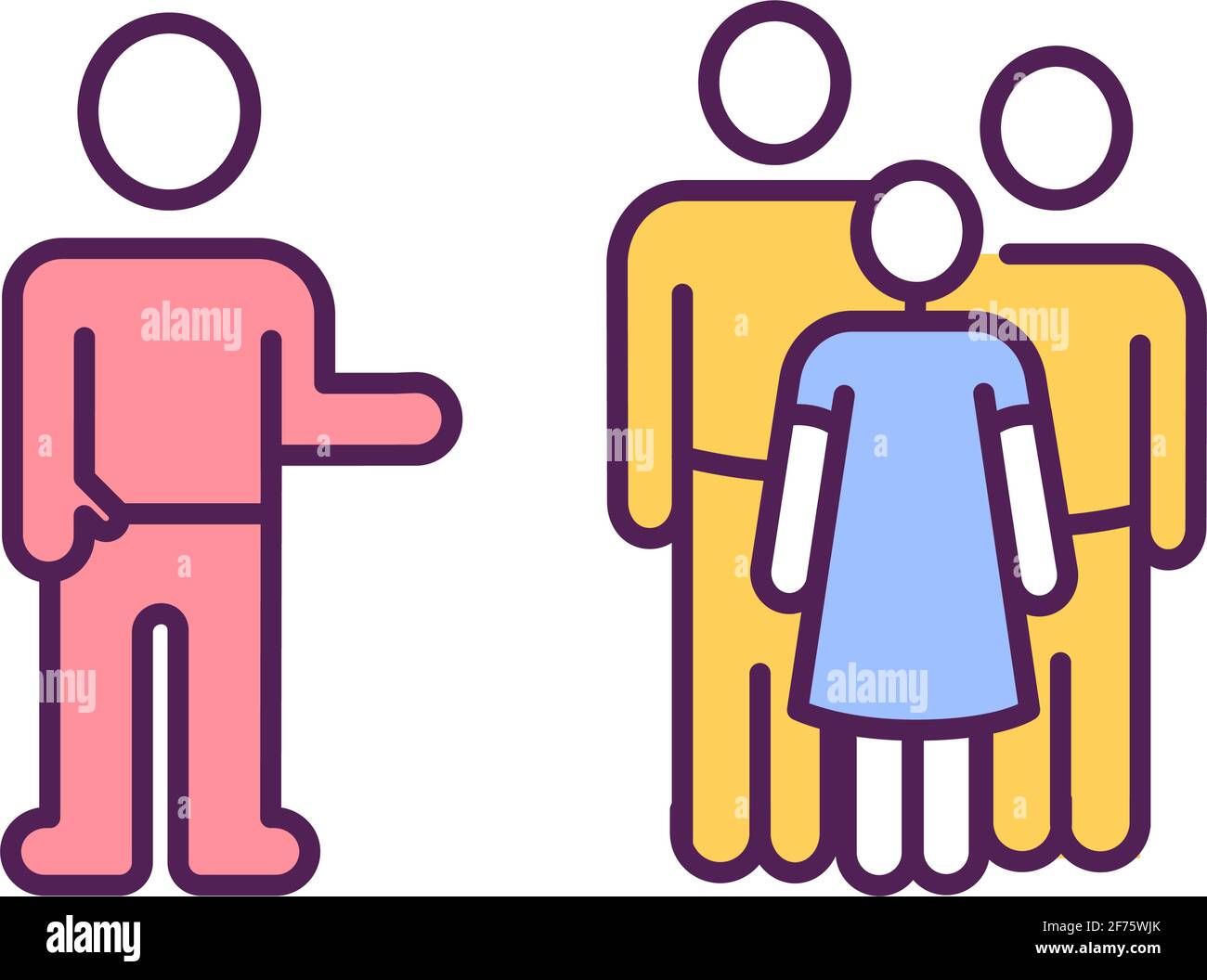 Avoiding illness Stock Vector Images - Alamy