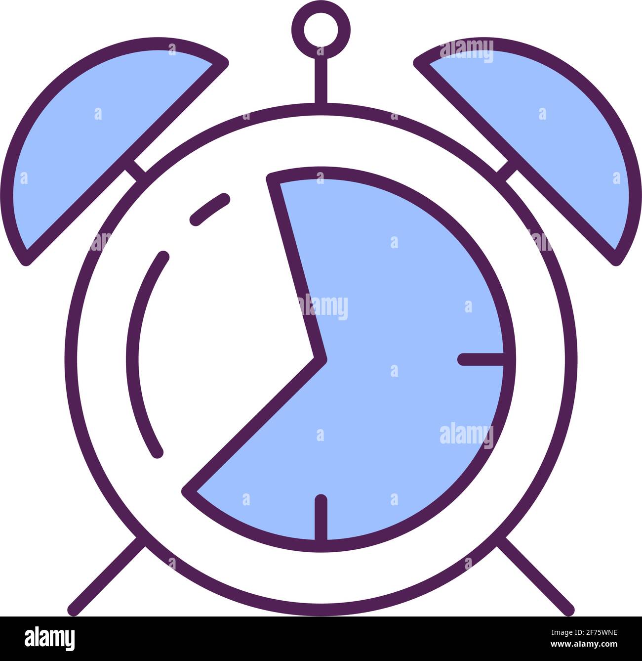Alarm clock RGB color icon Stock Vector Image & Art - Alamy