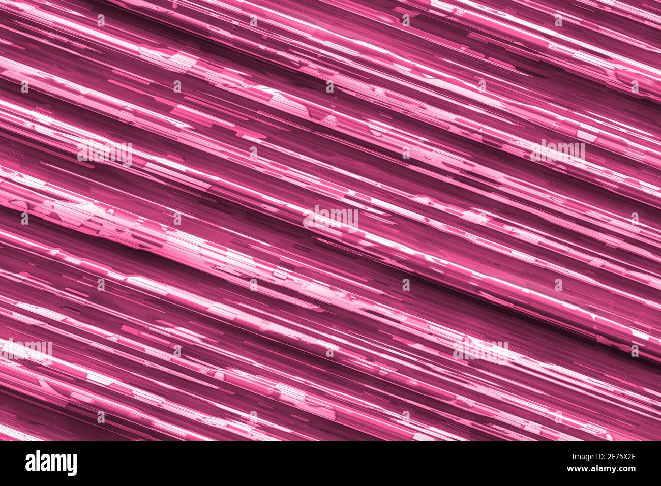 modern pink reflecting fine steel straight stripes digital drawn ...