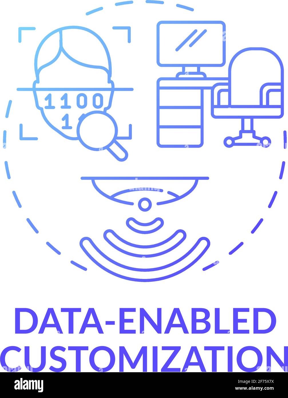 Tech enabled workspace Stock Vector Images - Alamy