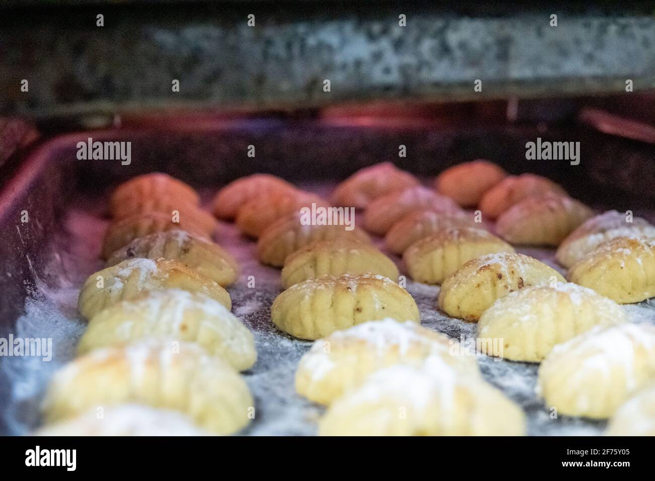 Eid sweets being baked Stock Photo - Alamy