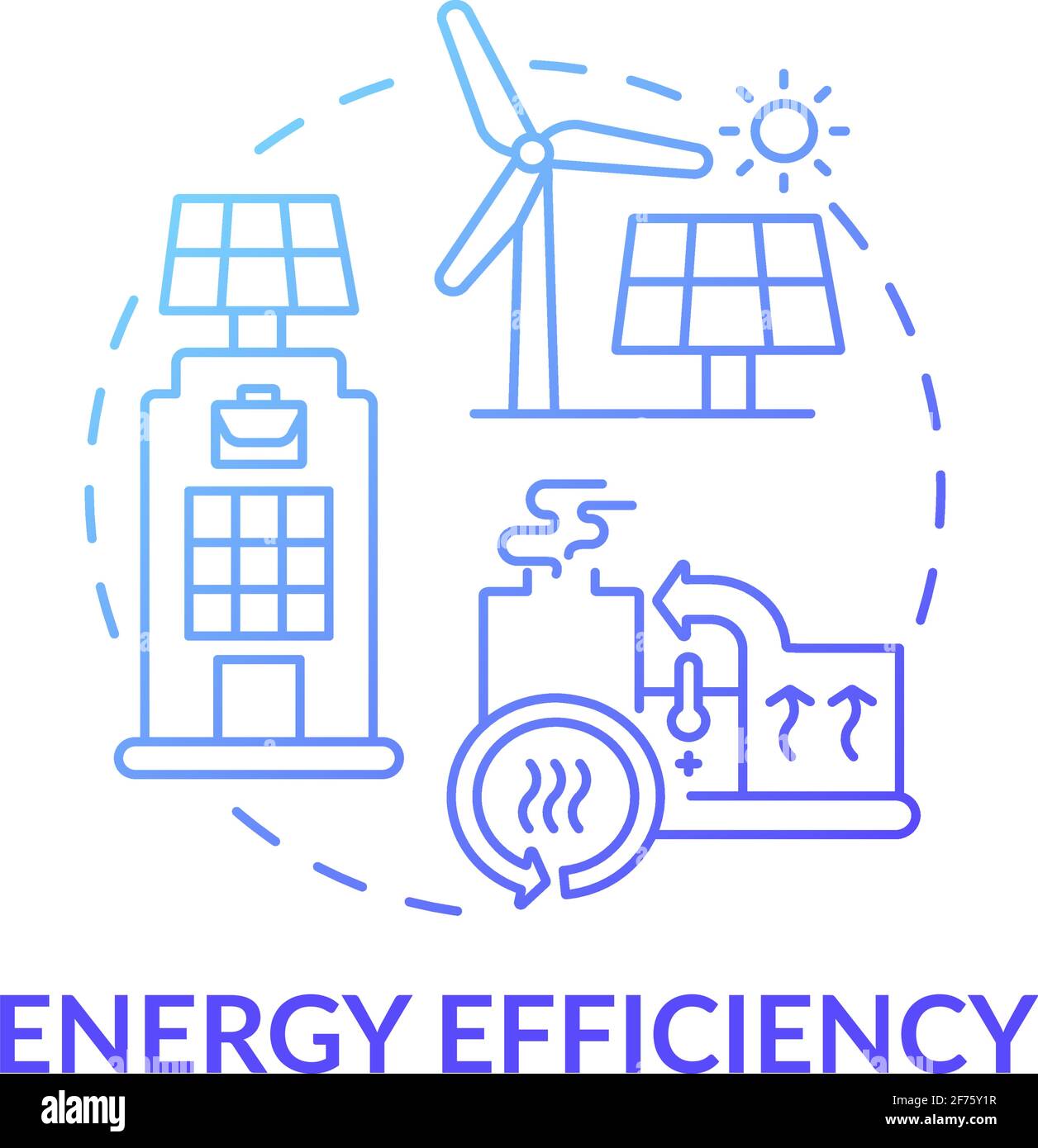 Energy efficiency concept icon Stock Vector Image & Art - Alamy