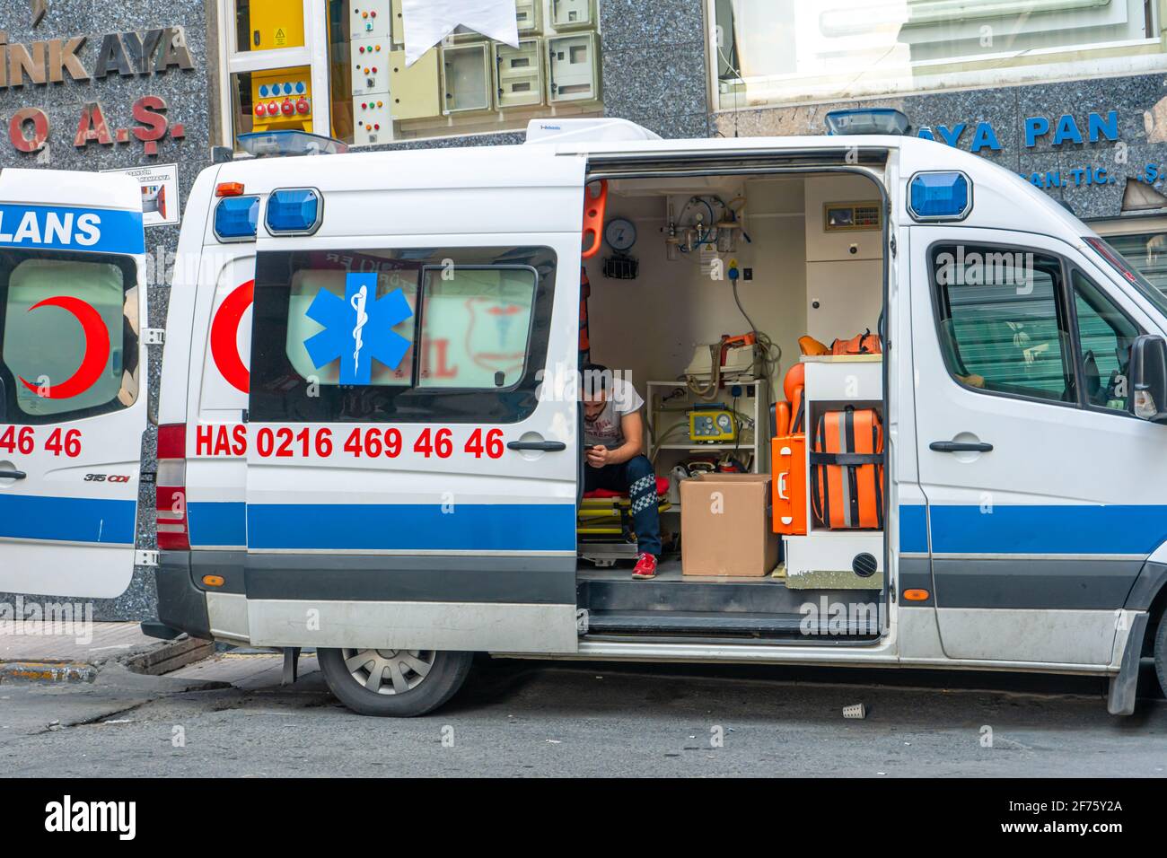 Turkey hospital ambulance hi-res stock photography and images - Alamy