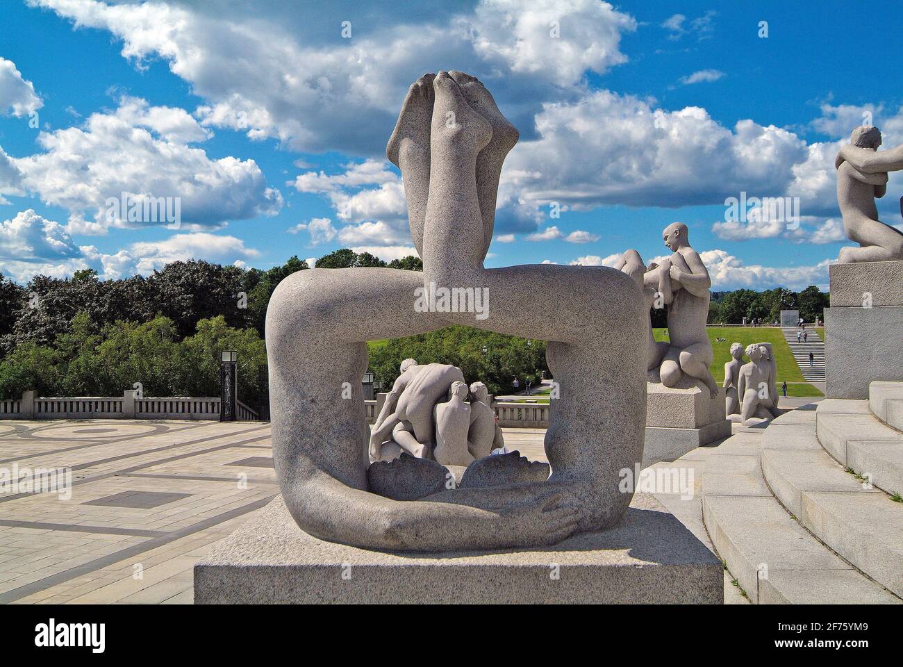 Frogner vigeland sculpture park hi-res stock photography and images - Alamy