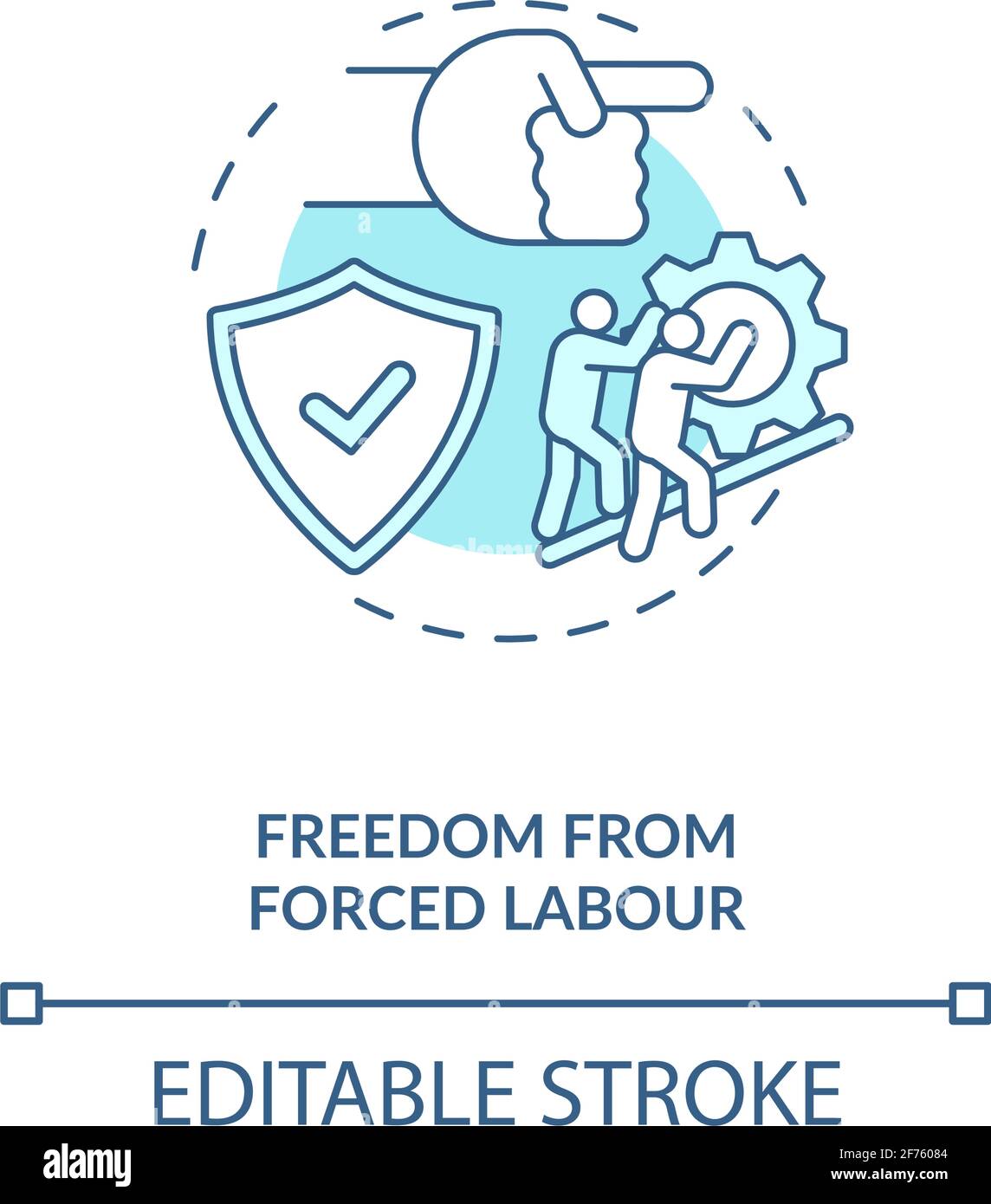 Stop human slavery Stock Vector Images - Alamy