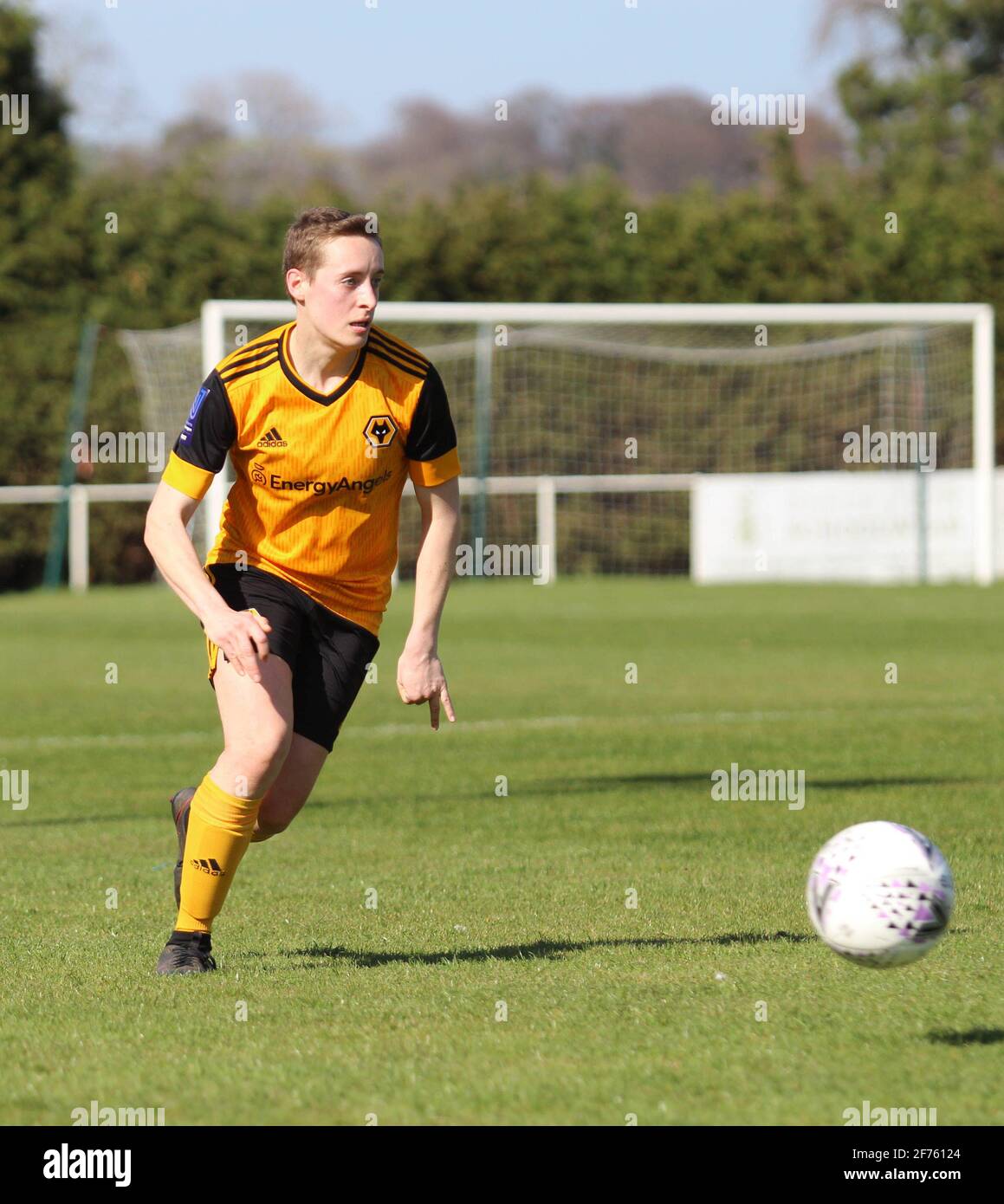 Wolverhampton, UK. 04th Apr, 2021. Alisha Miller (#19 Wolverhampton Wanderers) at the Vitality ...