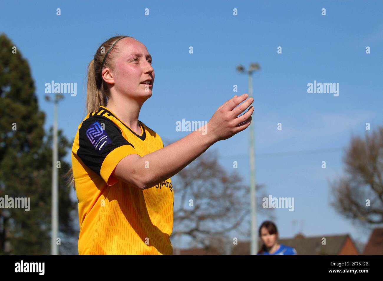 Wolverhampton, UK. 04th Apr, 2021. Kelly Darby (#15 Wolverhampton ...
