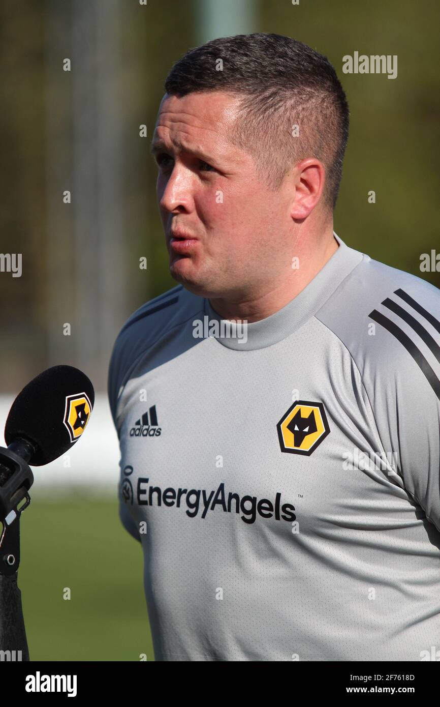 Wolverhampton, UK. 04th Apr, 2021. Wolverhampton Wanderers manager Dan ...
