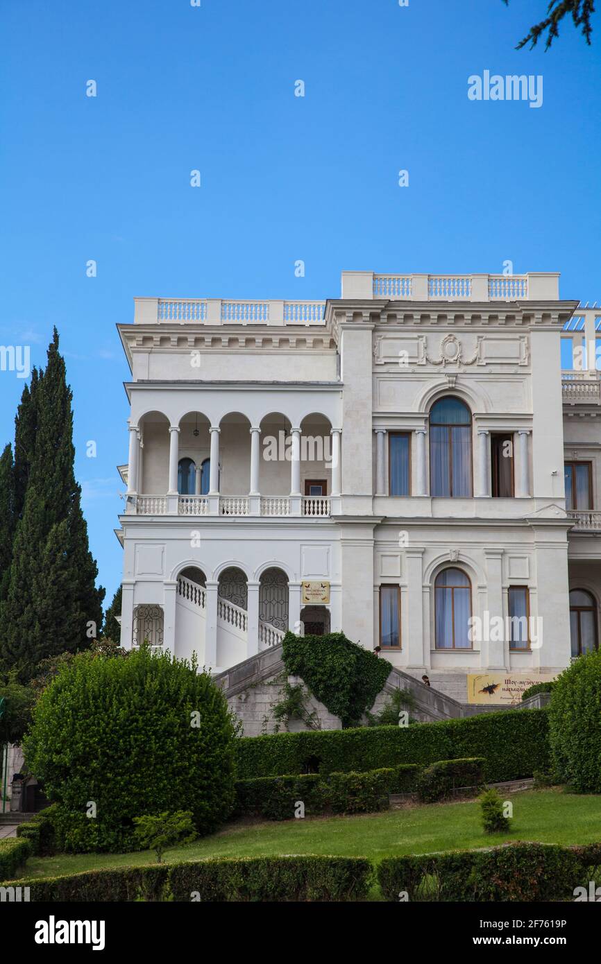 Ukraine, Crimea, Livadia Palace, location of the Yalta conference in ...