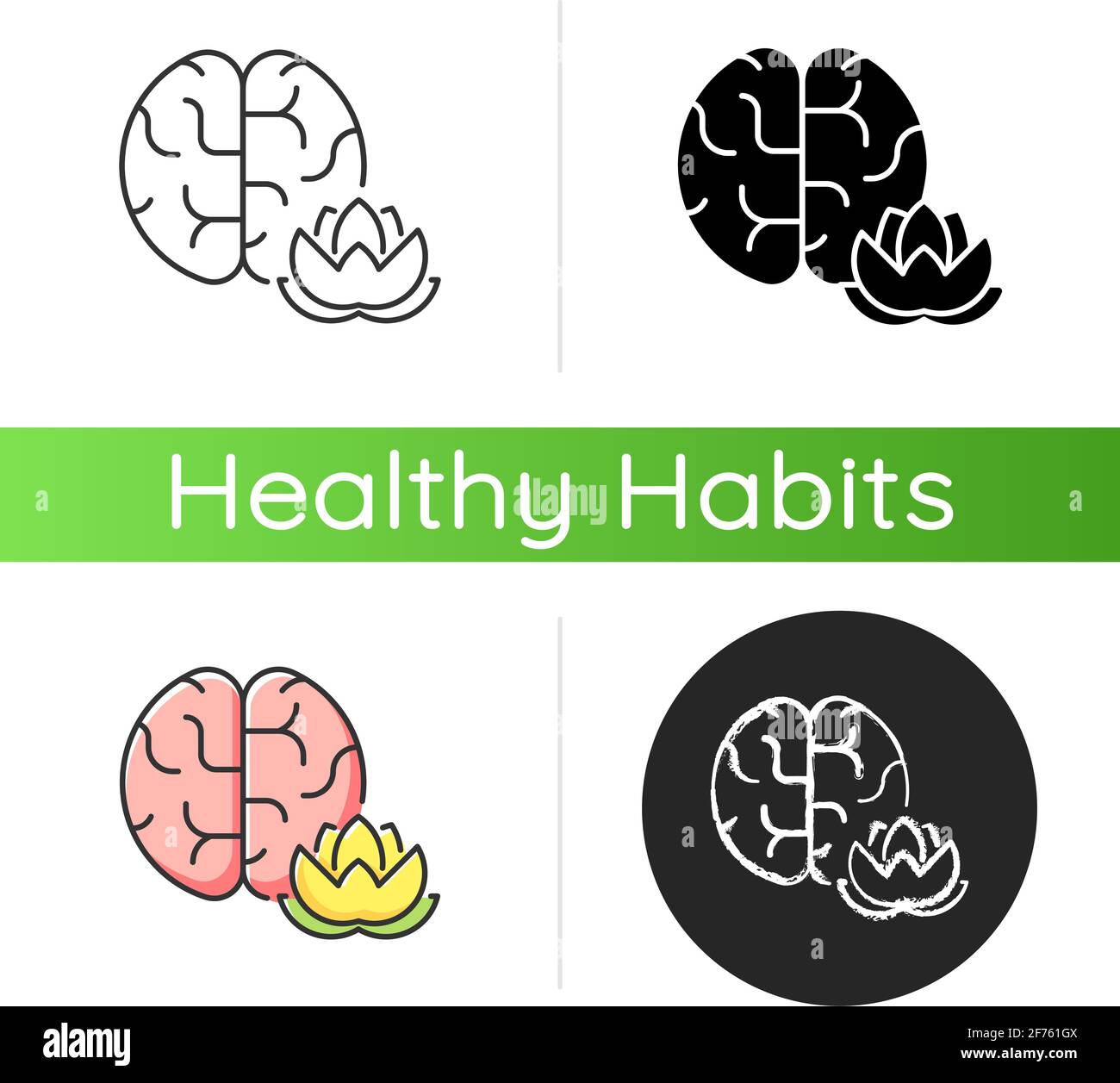 Practicing mindfulness icon Stock Vector Image & Art - Alamy