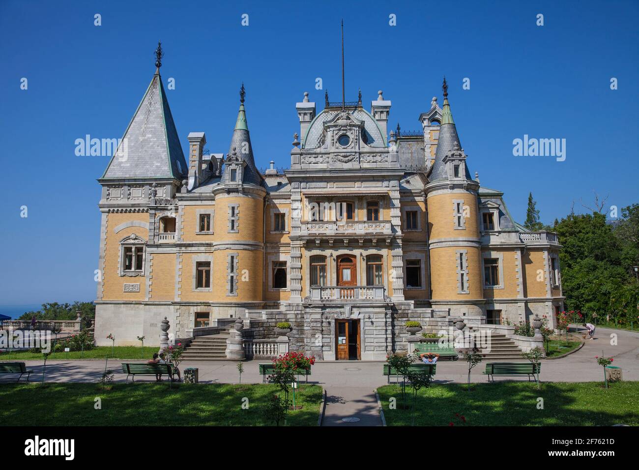 Ukraine, Crimea, Yalta, Massandra Palace Stock Photo - Alamy