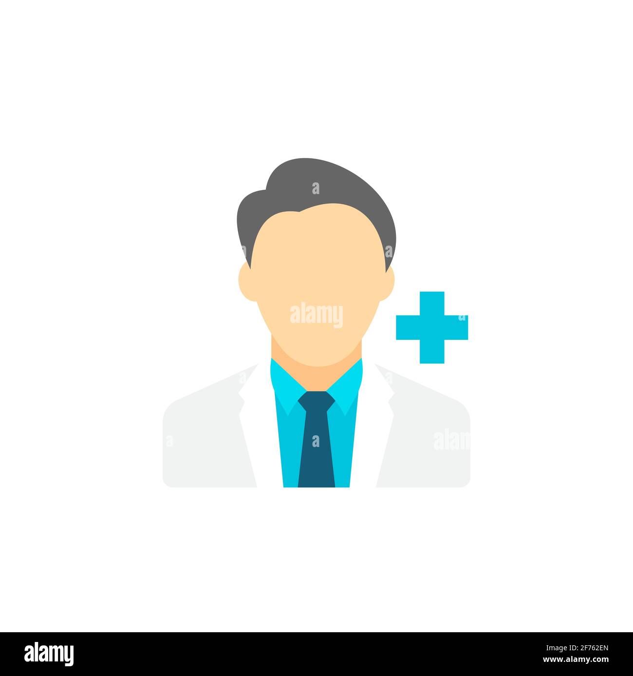 Doctor Consultation Icon. Flat Design. Isolated Stock Vector Image ...