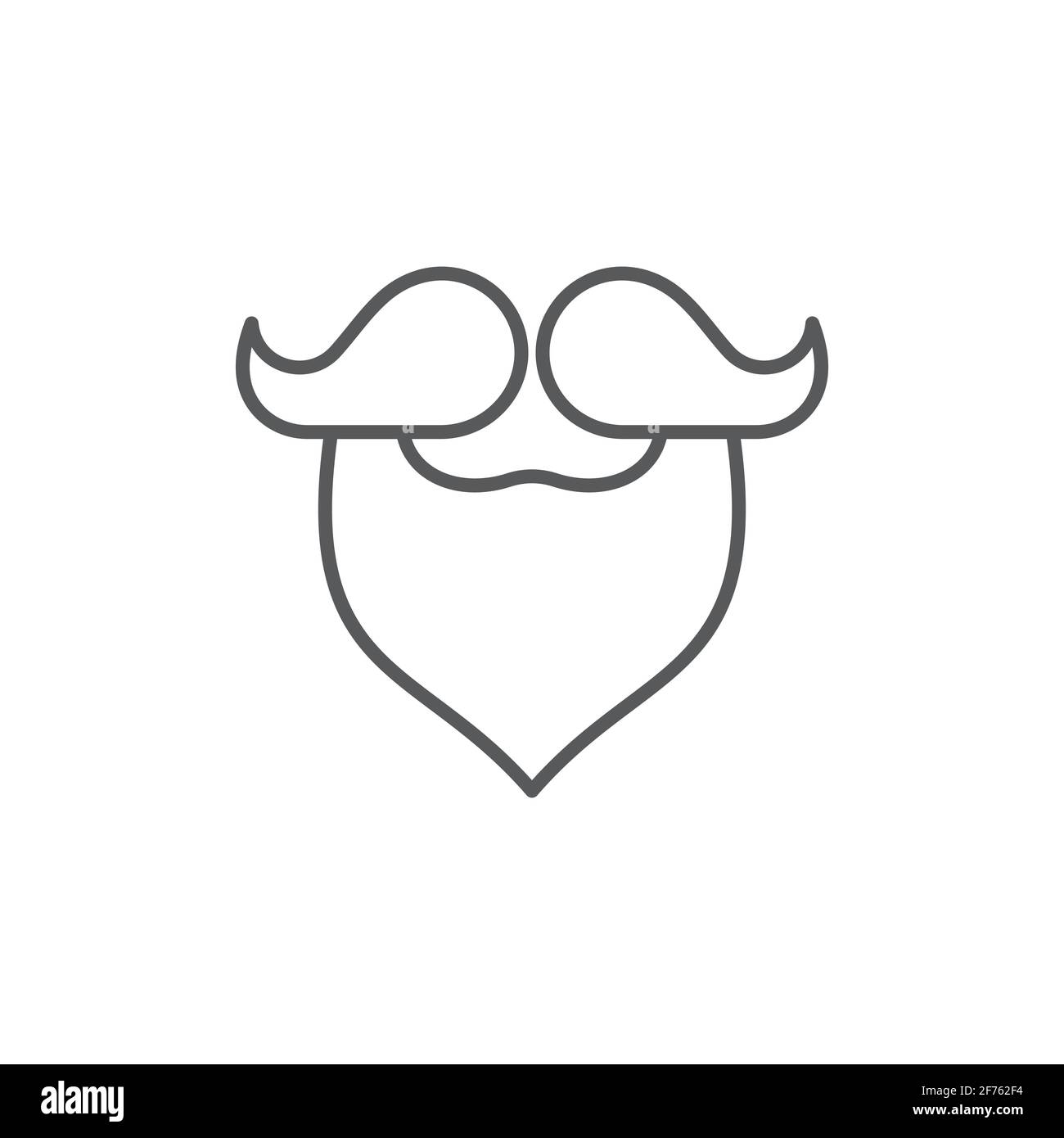 how to draw beard and mustache