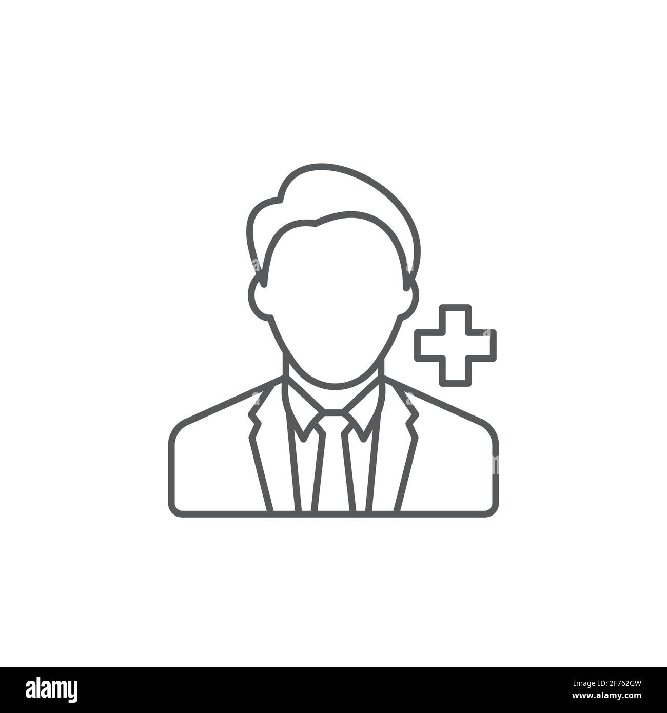Doctor Consultation Icon. Flat Design. Isolated Stock Vector Image ...