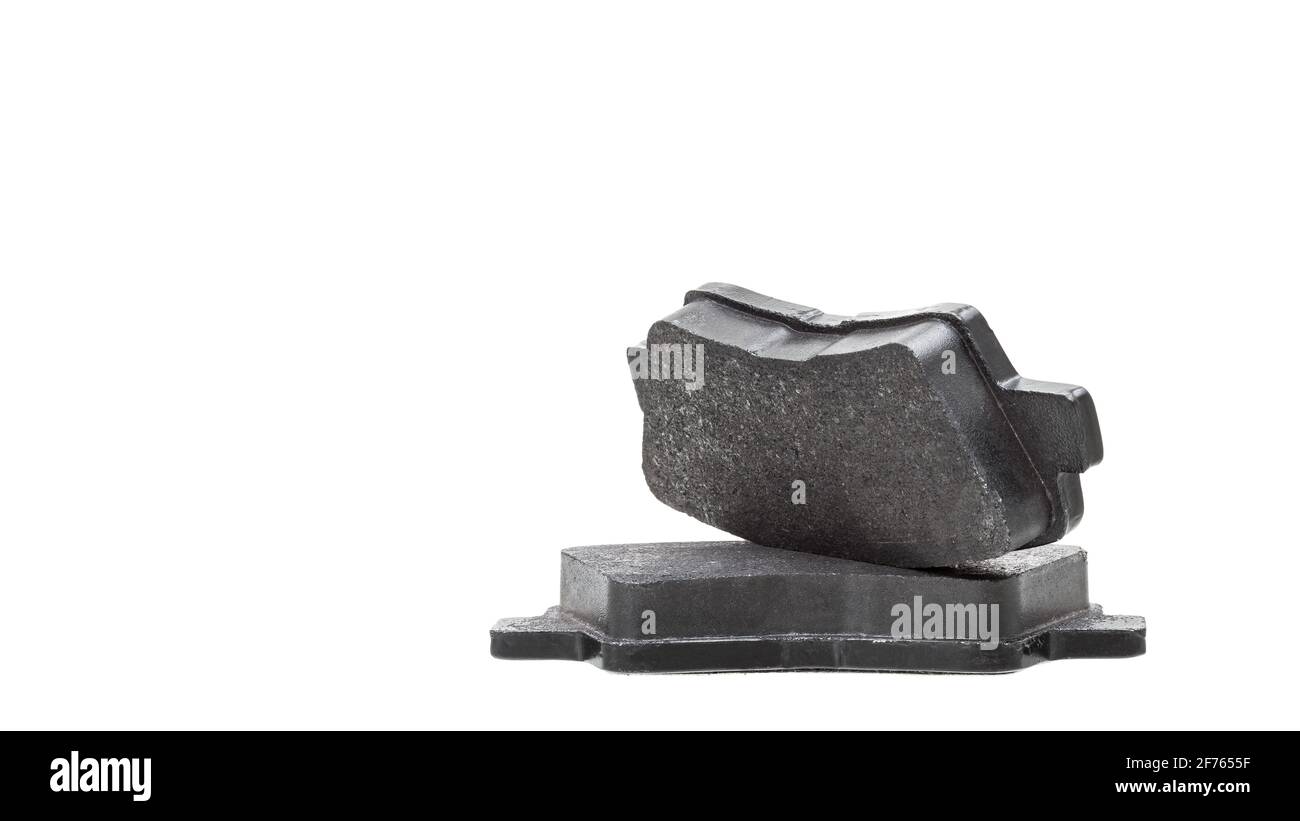 set of pair brake pads car spare parts, vehicle objects kit of brake ...