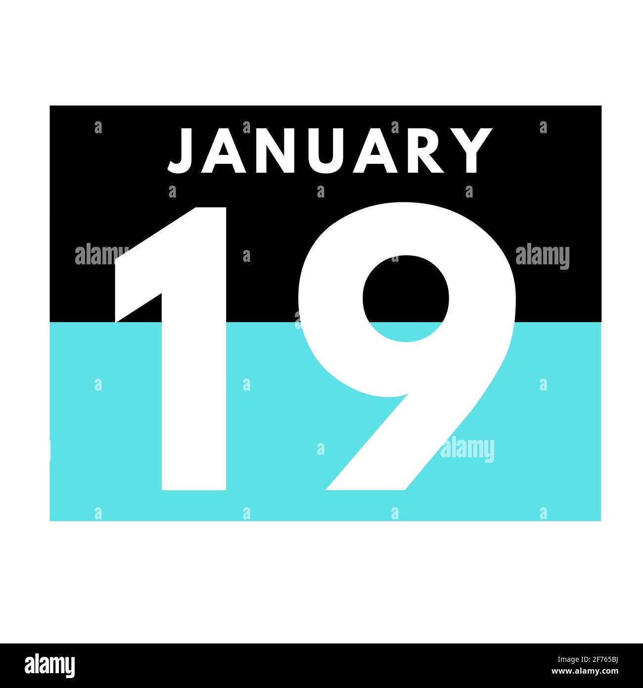 January 19 . Flat daily calendar icon .date ,day, month .calendar for ... January 19 . Flat daily calendar icon .date ,day, month .calendar for ...