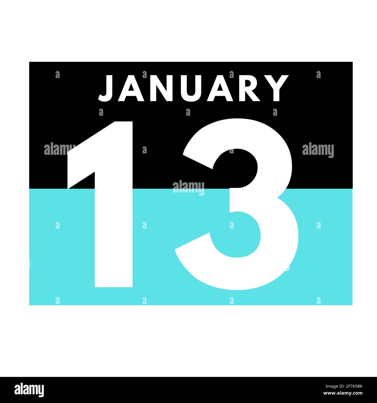 January 13 . Flat daily calendar icon .date ,day, month .calendar for ... January 13 . Flat daily calendar icon .date ,day, month .calendar for ...