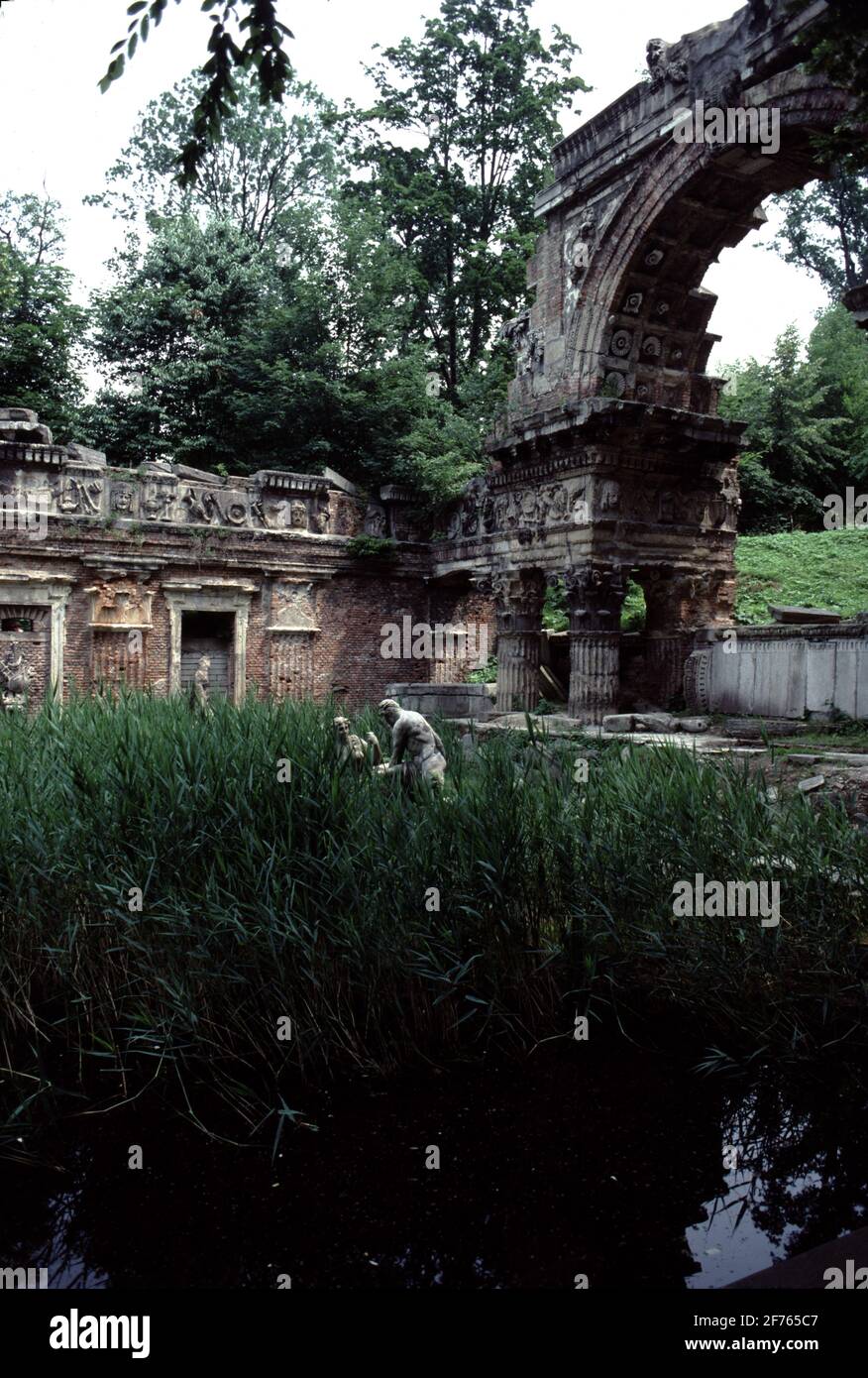 Vienna, Austria. 6/16/1990. Schonbrunn Palace. 1778 replica of Roman ...