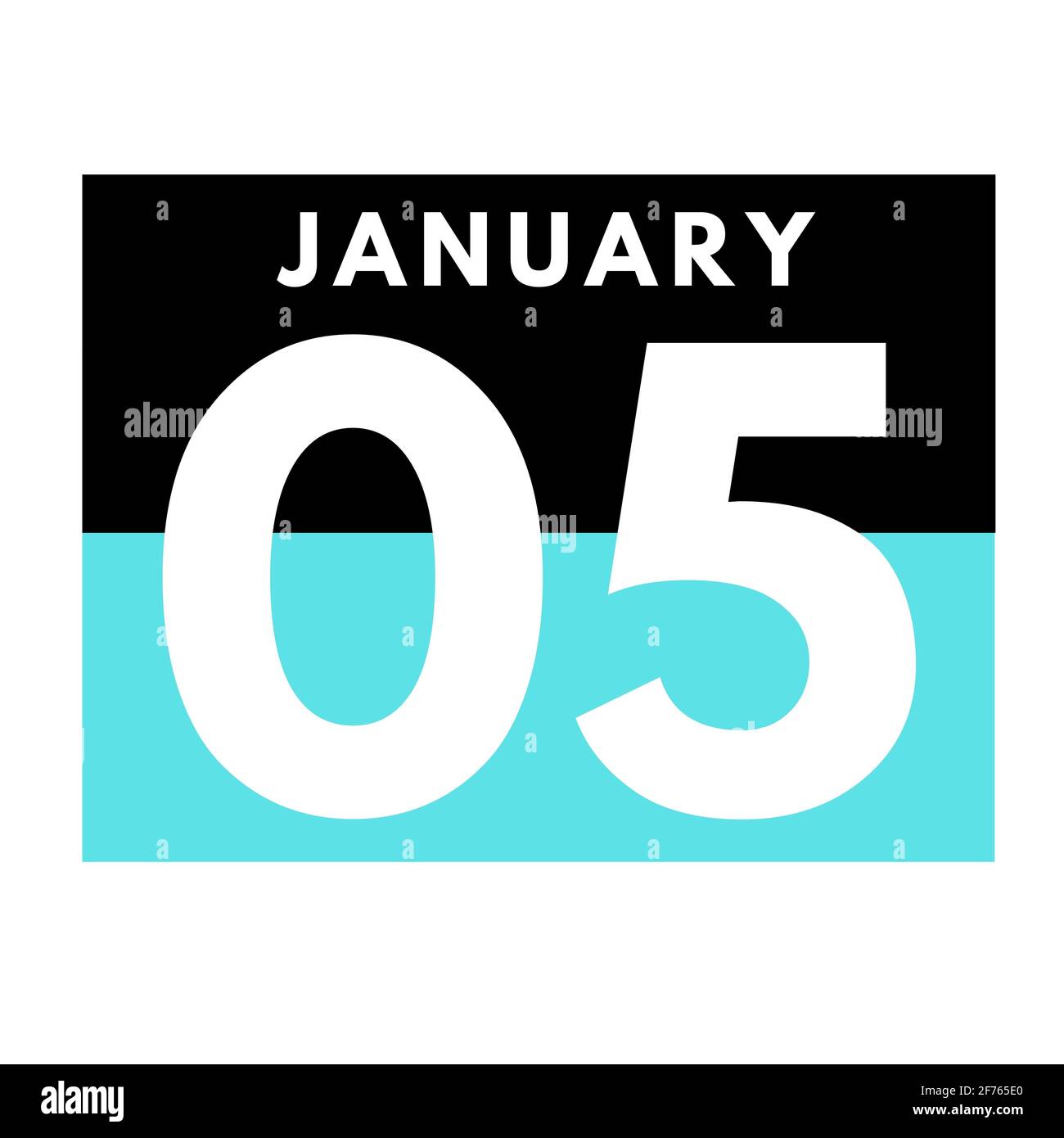 January 5 . Flat daily calendar icon .date ,day, month .calendar for ... January 5 . Flat daily calendar icon .date ,day, month .calendar for ...