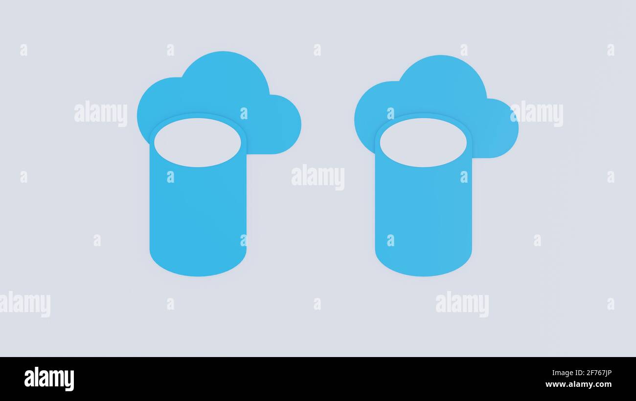 Cloud data download and upload concept Stock Photo - Alamy