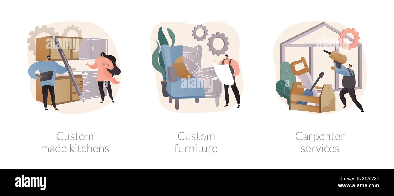 Home renovation abstract concept vector illustrations Stock Vector ...