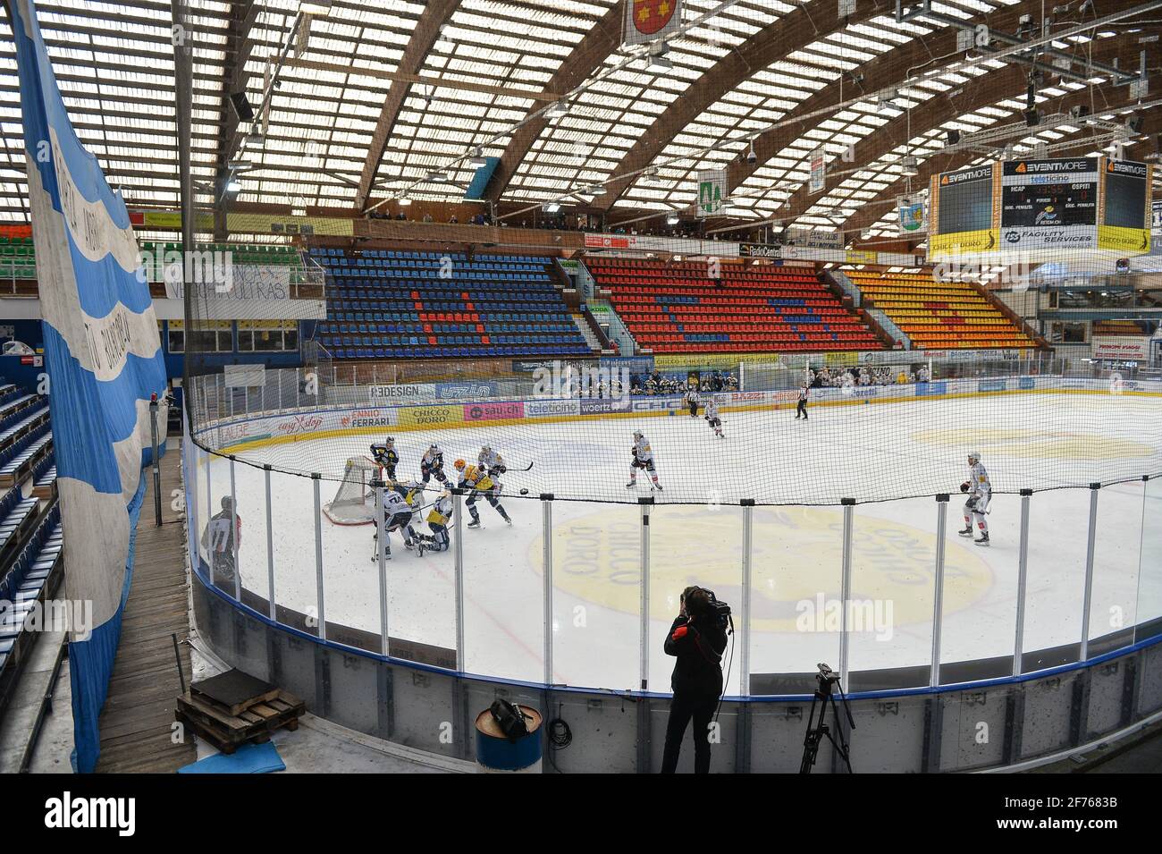 Ambri, Schweiz. 05th Apr, 2021. 05.04.2021, Ambri, Stadio Valascia ...